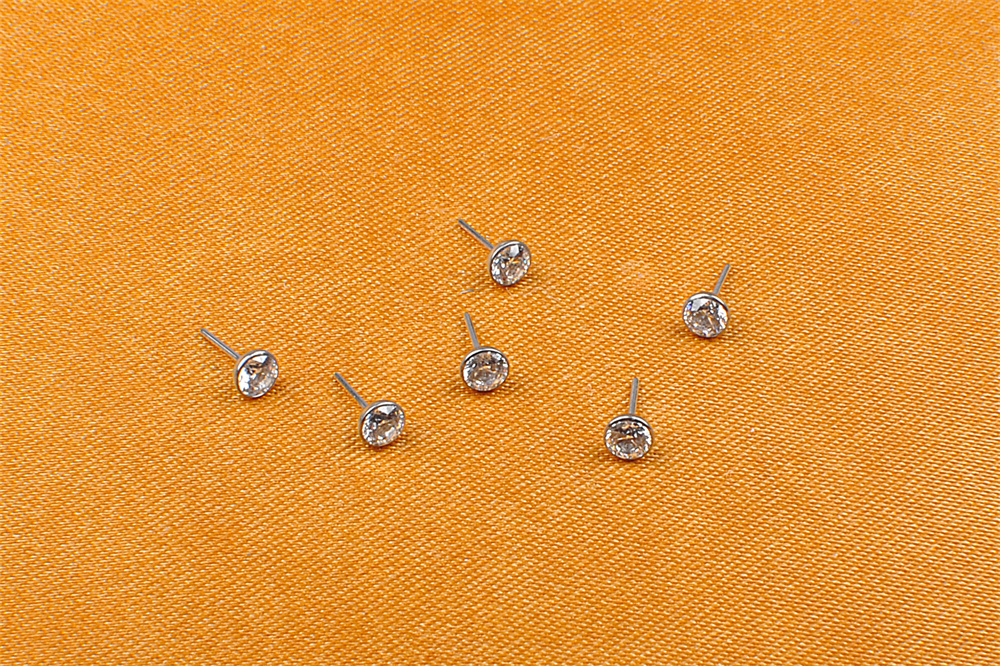 Threadless PIN Piercing Jewelry ASTM F136 Titanium Threadless 3 Opal ...