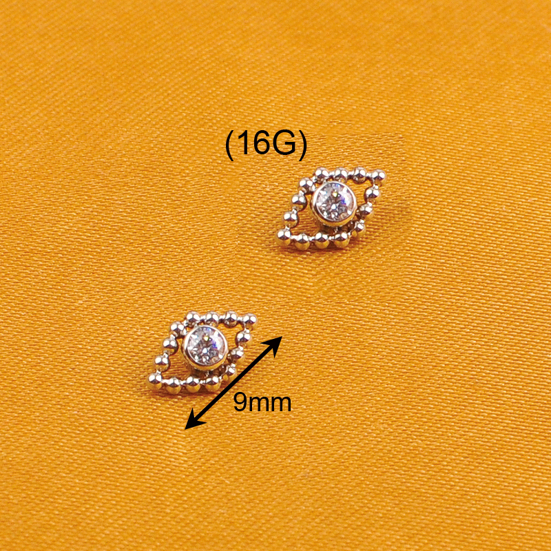 The eyes Internal Threaded Piercing Titanium Body Piercing ASTM F136 ...